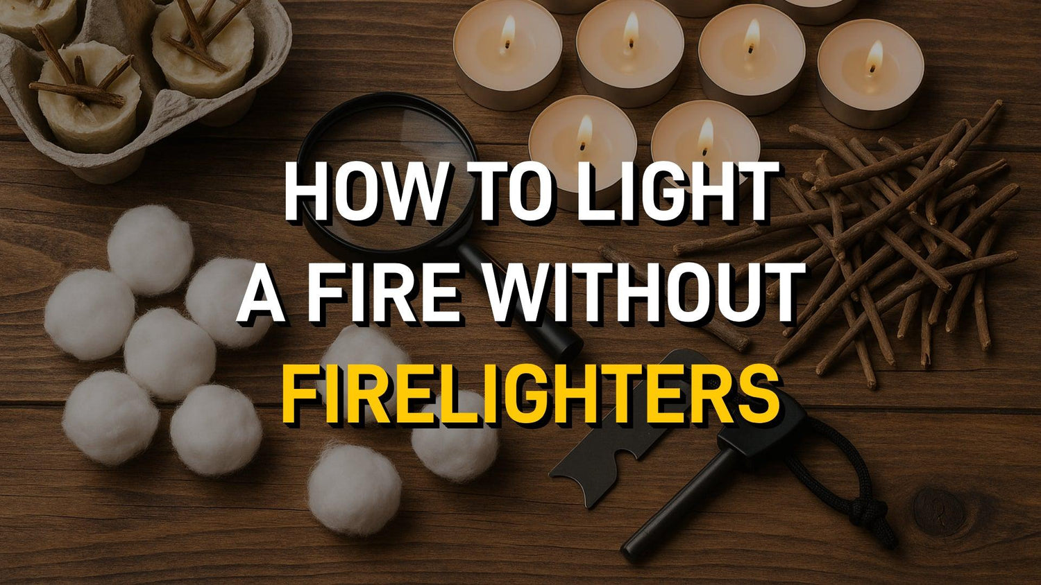 How to Start a Fire Without Firelighters | Lekto Woodfuels – Lekto ...
