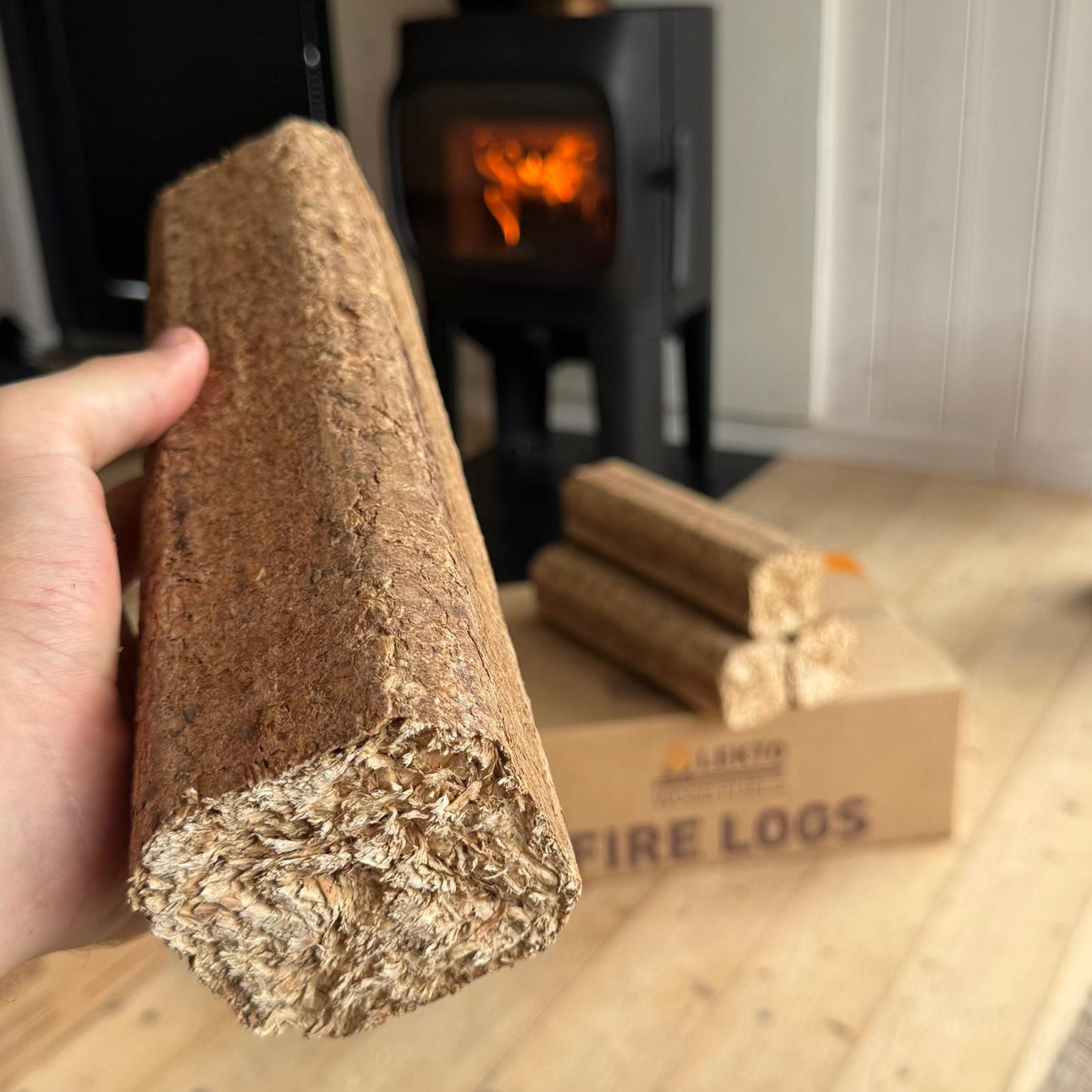 Fire Logs - Quality Compressed Wood Logs | Lekto Woodfuels – Lekto ...