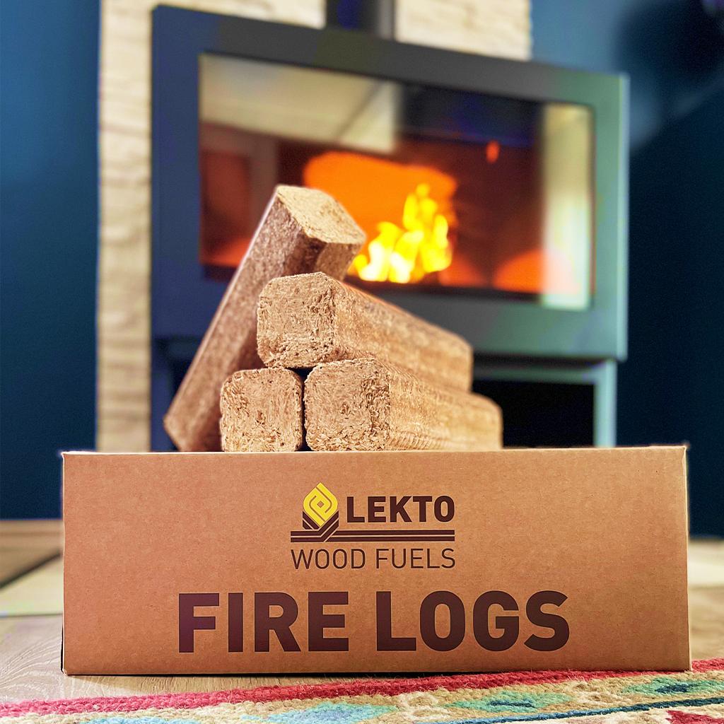 Fire Logs - Quality Compressed Wood Logs | Lekto Woodfuels