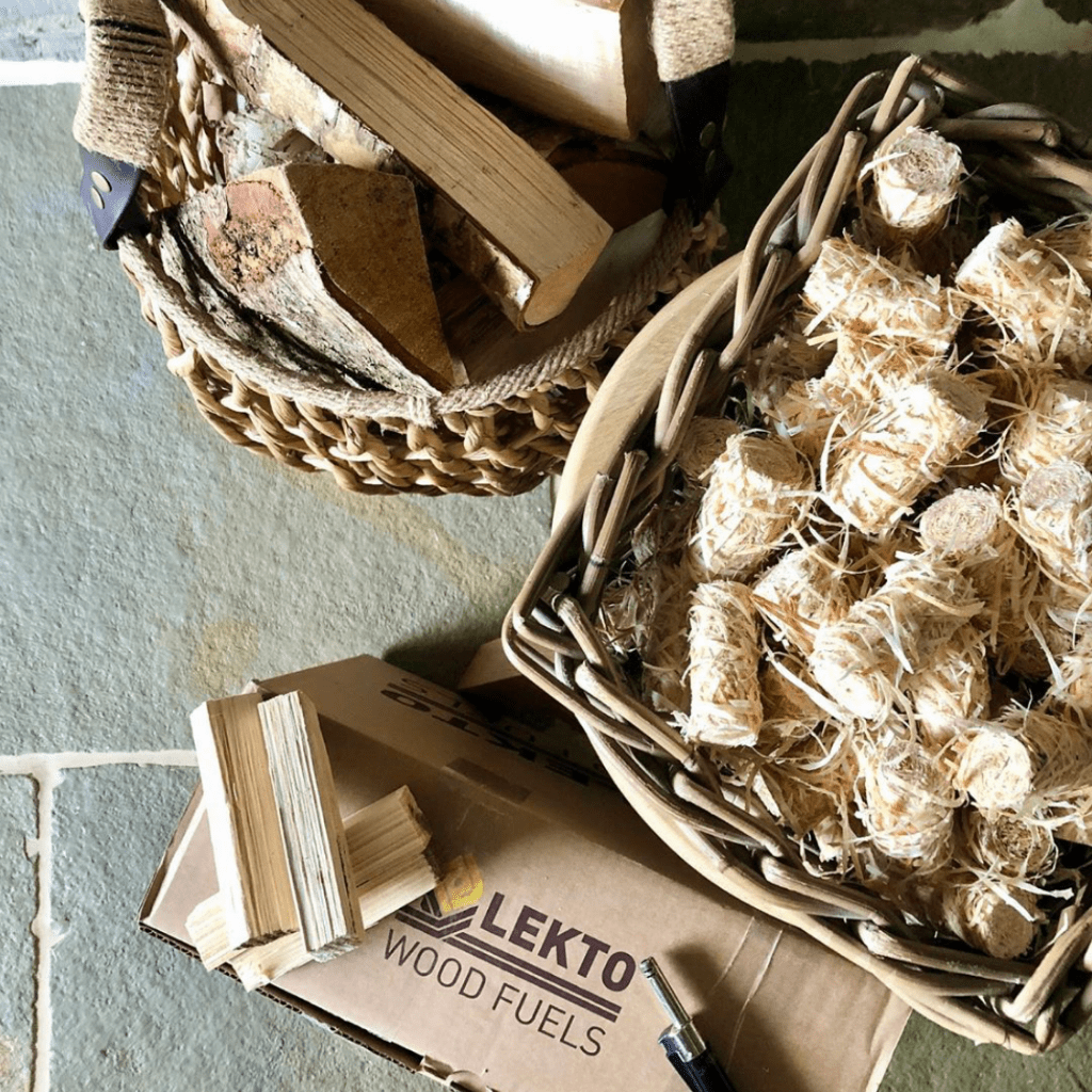 Natural Firelighters - Eco Wood Wool Firelighters | Lekto Woodfuels